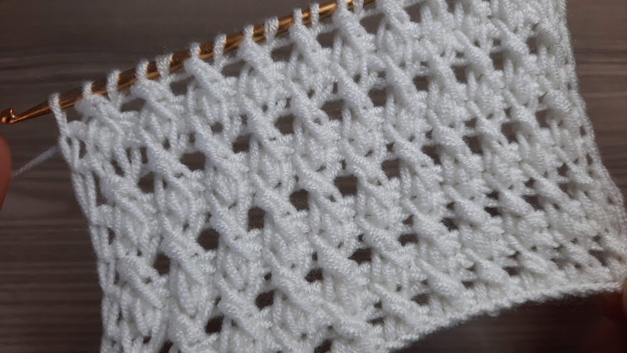 How to Easy Beautiful Crochet Knitting Pattern Çok Kolay Tığ işi örgü ...